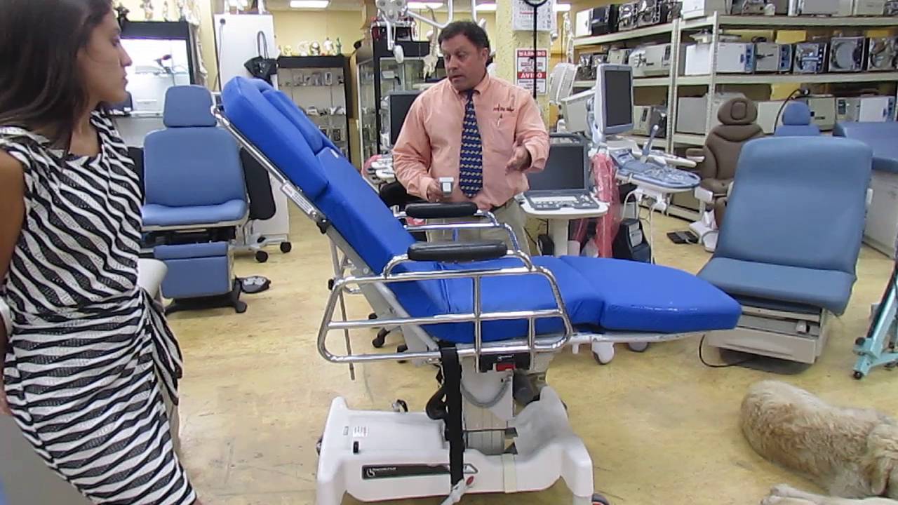 How to Use Transmotion TMM5 Power Stretcher Chair. Presenting it for ...