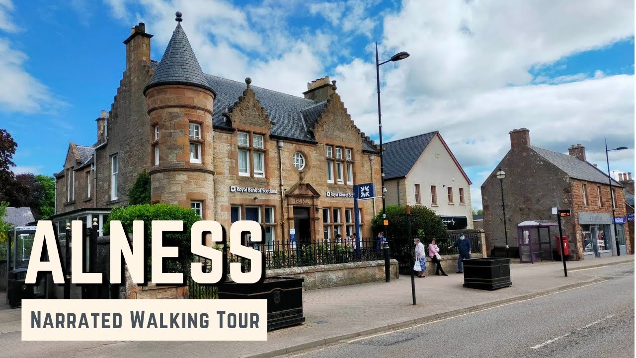ALNESS | 4K Narrated Walking Tour | Let's Walk 2021 - YouTube