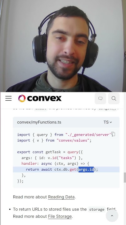 Convex Query Explained Programming Nextjs Coding Nextjs13 Generics Tech Backbonejs Code