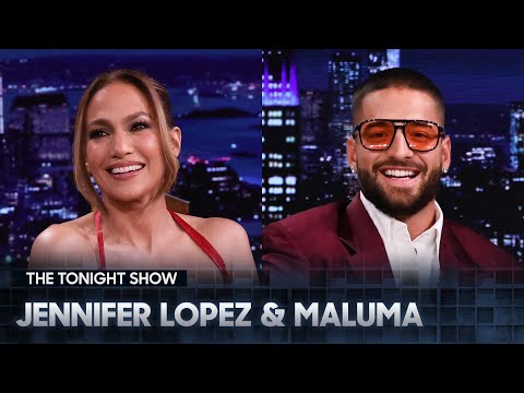 Jennifer Lopez and Maluma Talk Marry Me, Crashing Concerts and Performing Together | Tonight Show