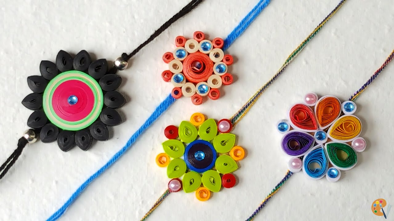 DIY Paper Quilled Rakhi Make Your Own Handmade Rakhi Rakhi Making diy-paper-quilled-rakhi-make-your-own-handmade-rakhi-rakhi-making
