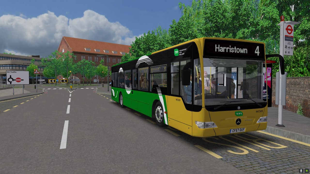 Omsi 2: Mercedes-Benz Citaro UK | Bus Eireann MC 309 | 4 to Harristown ...