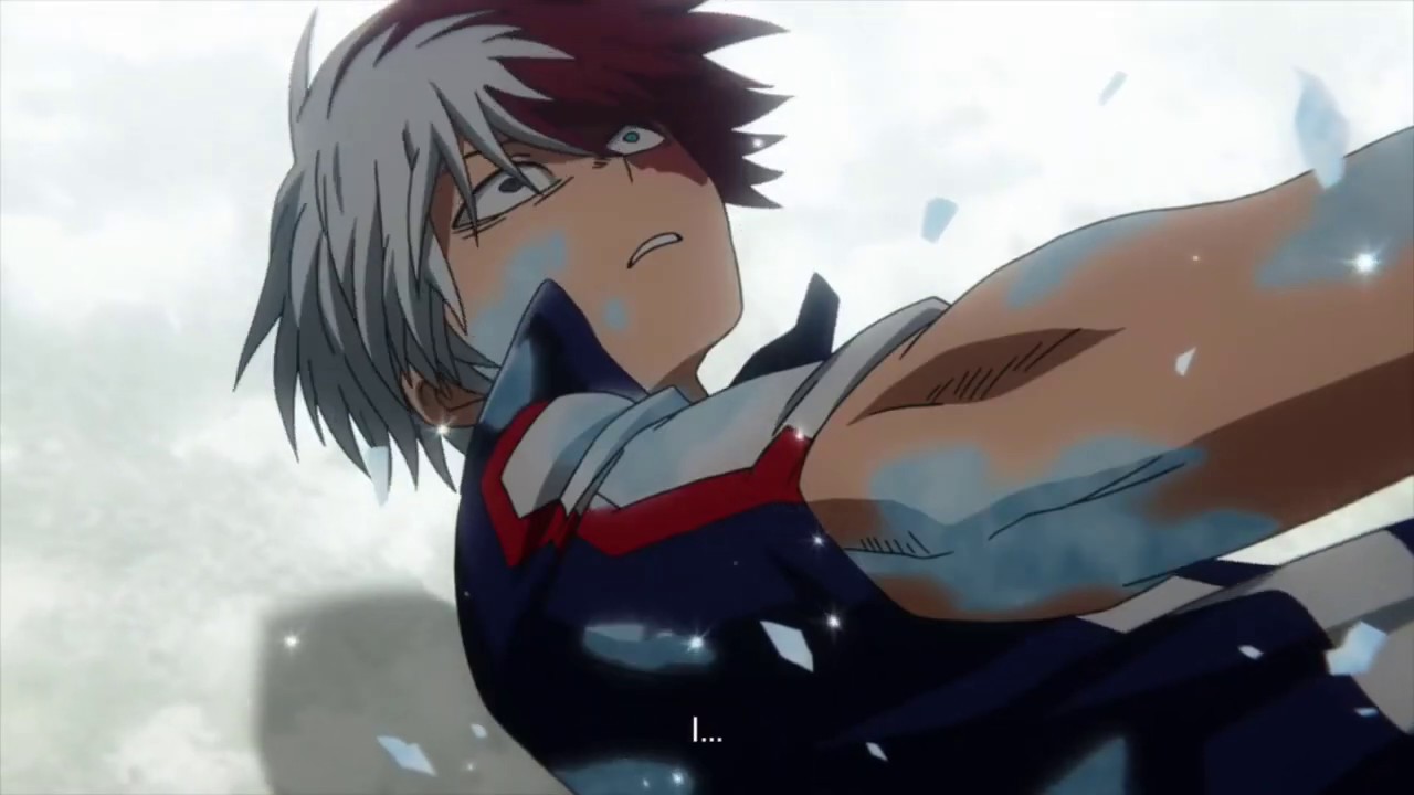 Deku / Midoriya vs Shouto Todoroki Epic Battle - YouTube