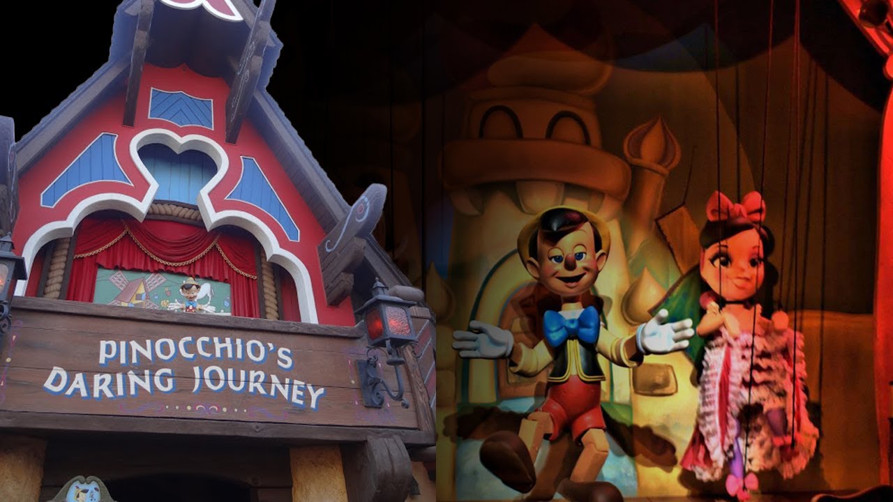 Pinocchio's Daring Journey | Disneyland Resort | Full-Ride, POV, 4K ...
