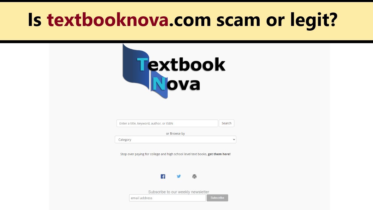 Textbooknova.com - legit or scam way to find college books and ebooks ...