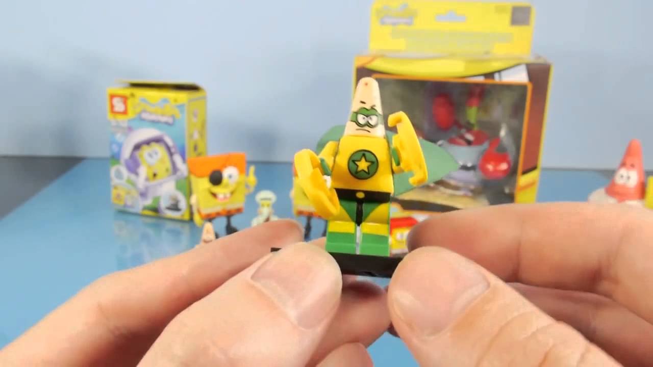 Spongebob Squarepants Toys Videos Opening Blind Bag Mr Krabs & Plankton ...