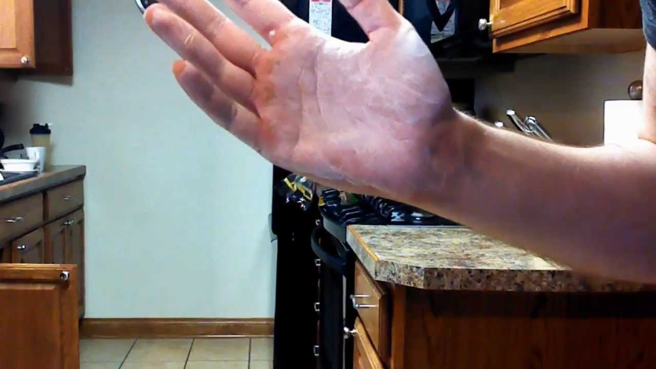 Homemade Liquid Chalk Drying - YouTube