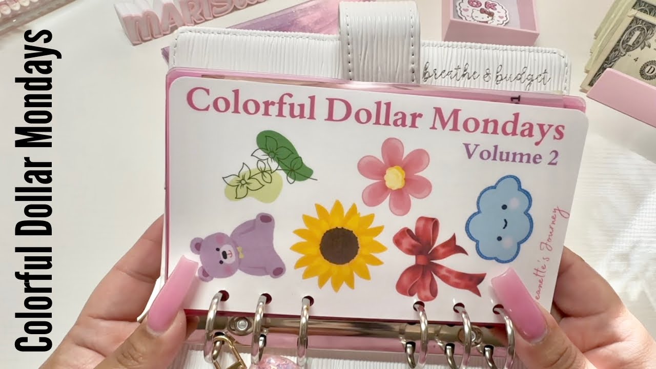 🌈Colorful Dollar Mondays on Wednesday | Cash Budget Challenges ...