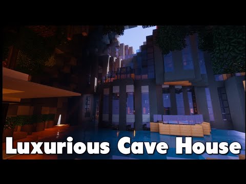 Amazing Luxurious Cave House! Ultimate Underground Cave Base! - YouTube