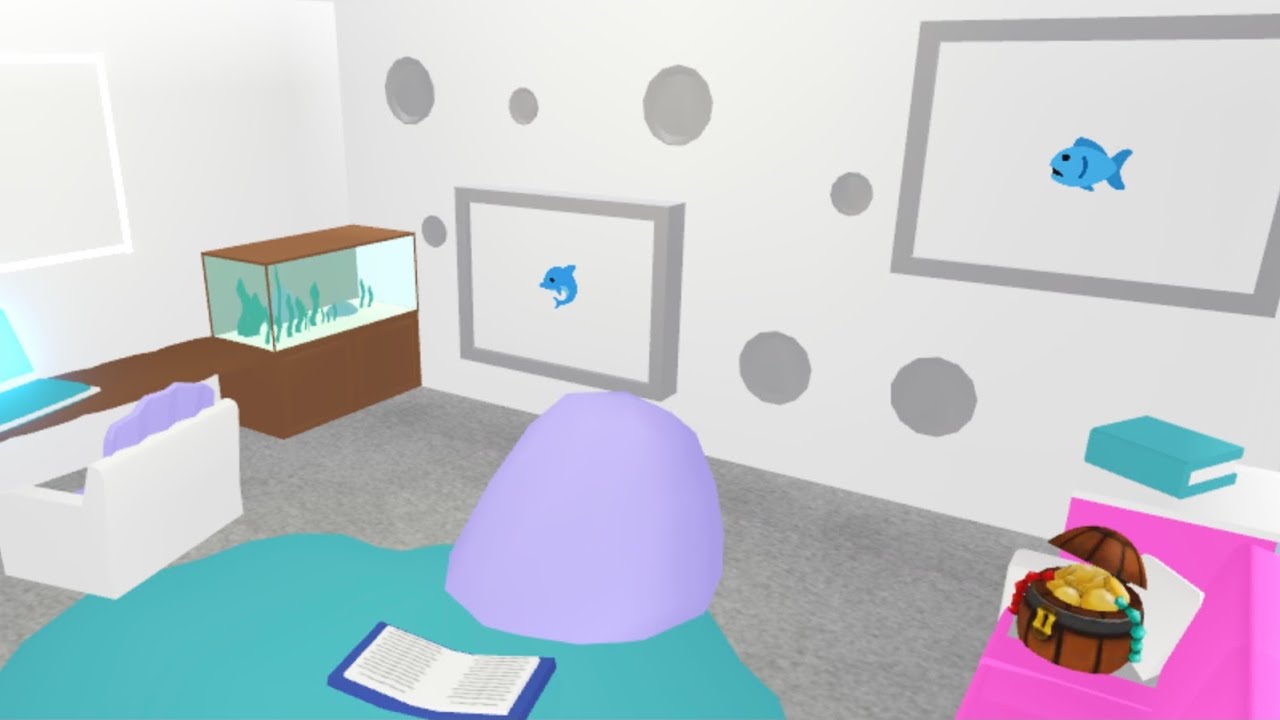 ROBLOX | Adopt Me Mermaid Bedroom Speed Build - YouTube