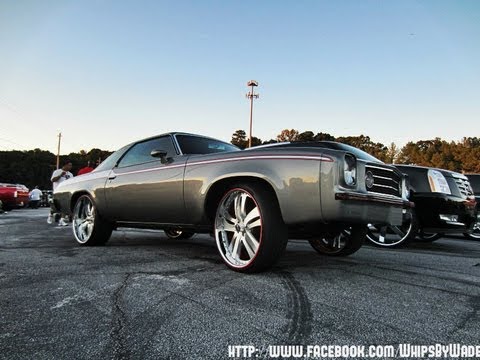 Grey Chevrolet Laguna On 24" Brushed Forgiato Rasoio - YouTube
