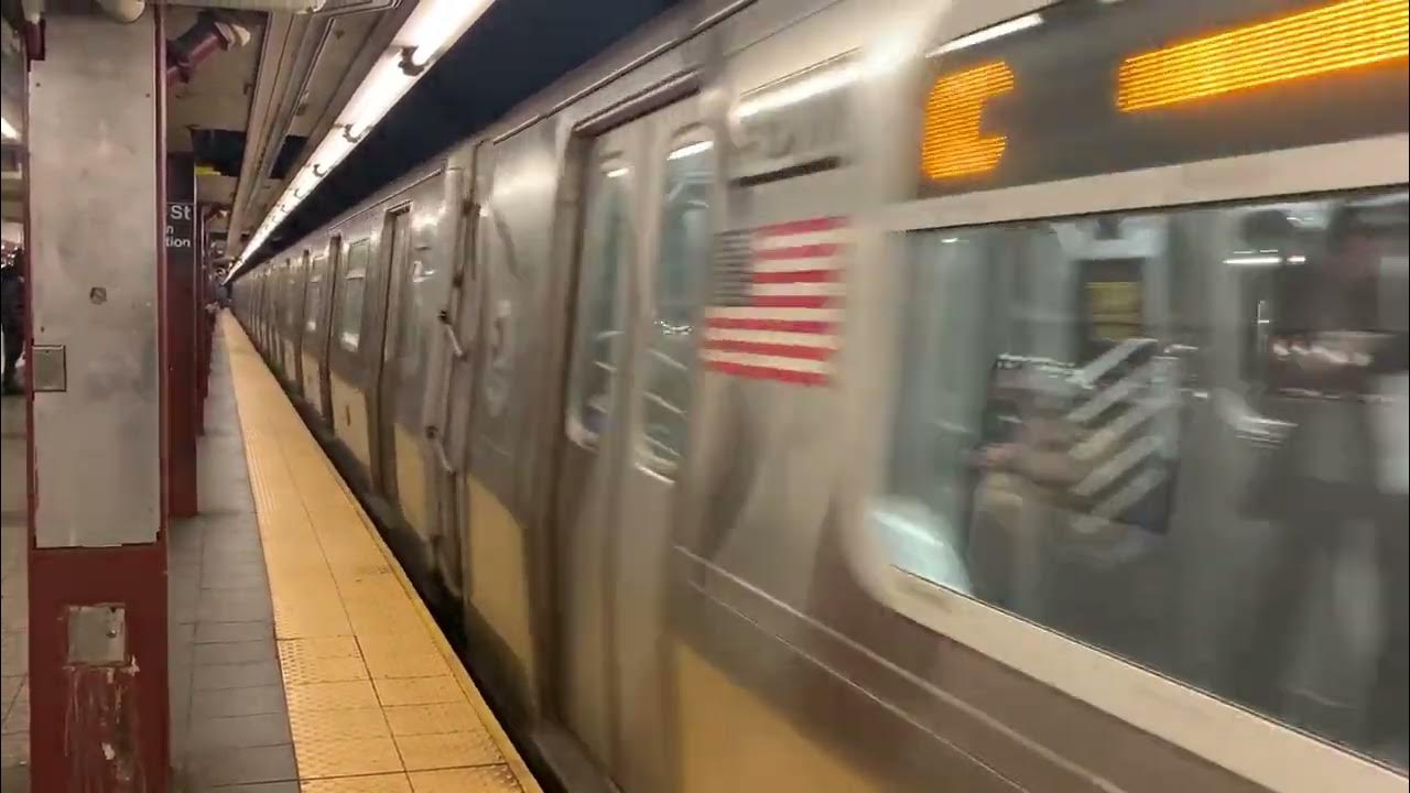 MTA New York City Subway: R179 C Train departing @ 34th Street Penn Station - YouTube