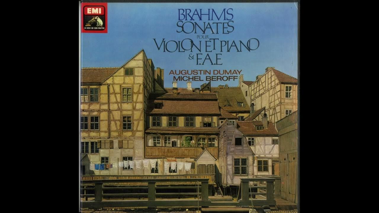 Silent Tone Record/Brahms:Violin sonata No.1-3,Sonate F.A.E./Dumay ...