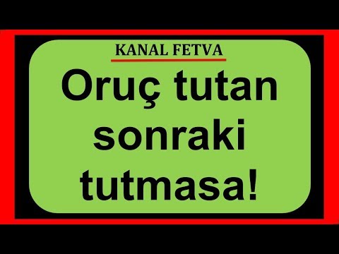Ramazan orucu tutan kişi sonraki günlerde tutmaktan vazgeçebilir mi
