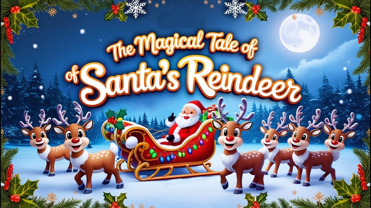 The Magical Tale of Santa’s Reindeer | Christmas Story for Kids ...