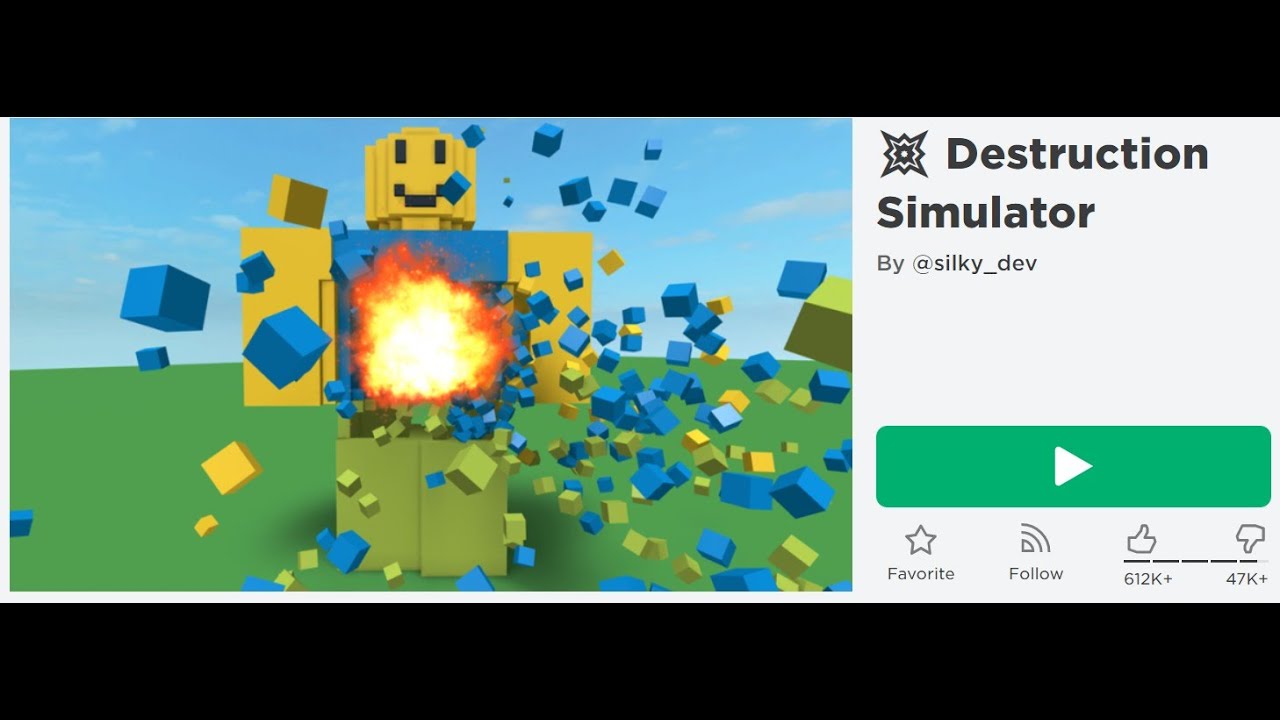 Playing Destruction Simulator - YouTube