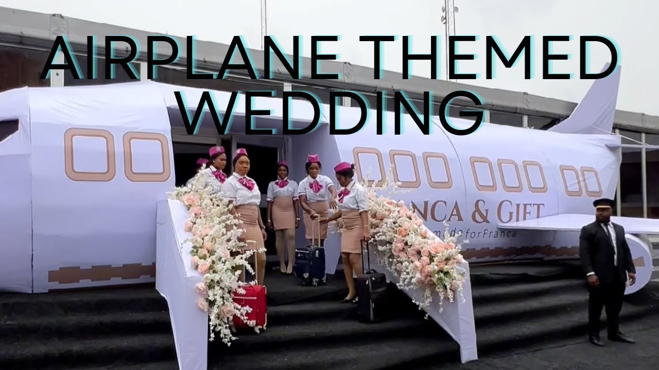 Airplane Themed Wedding