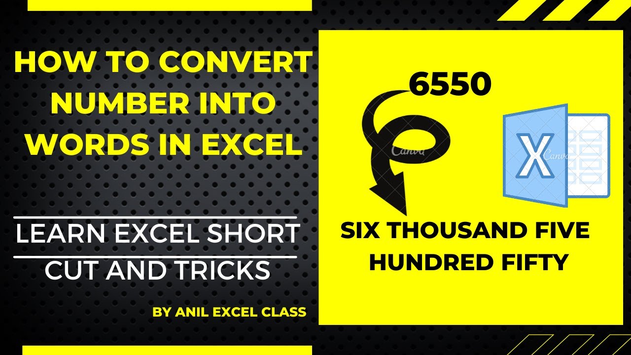 How To Convert Number Into Words In Excel II Learn Excel Tricks And How To Convert Number Into Words In Excel II Learn Excel Tricks And