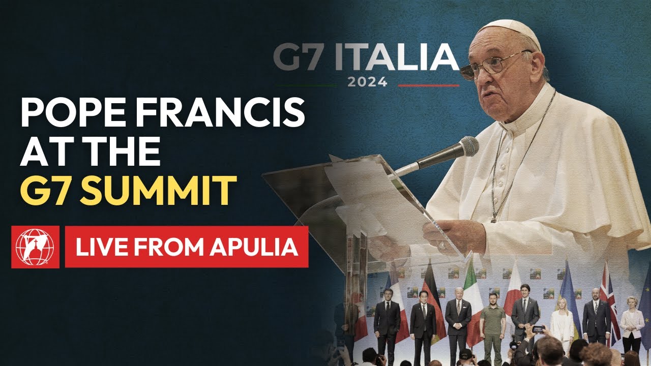 LIVE from Apulia | Pope Francis participates in the G7 Summit | June 14 ...