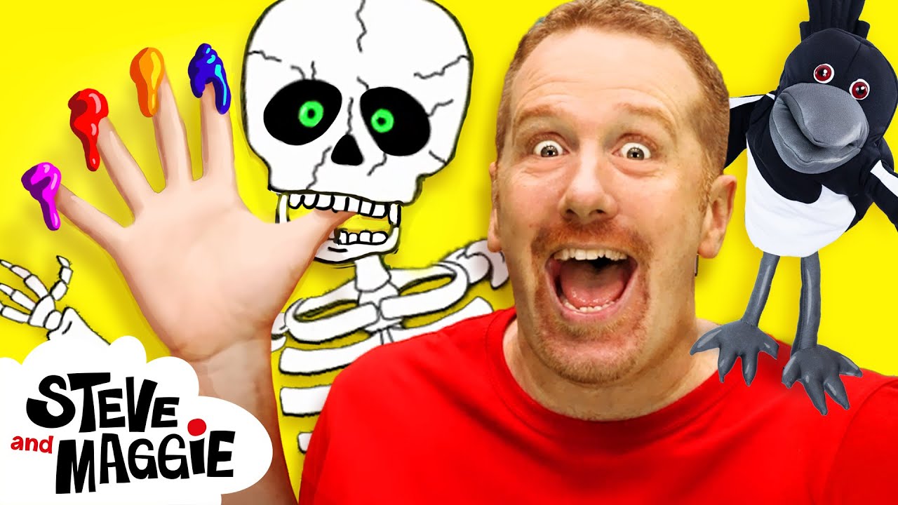 Finger Family and Hide and Seek with Steve and Maggie | Halloween ...