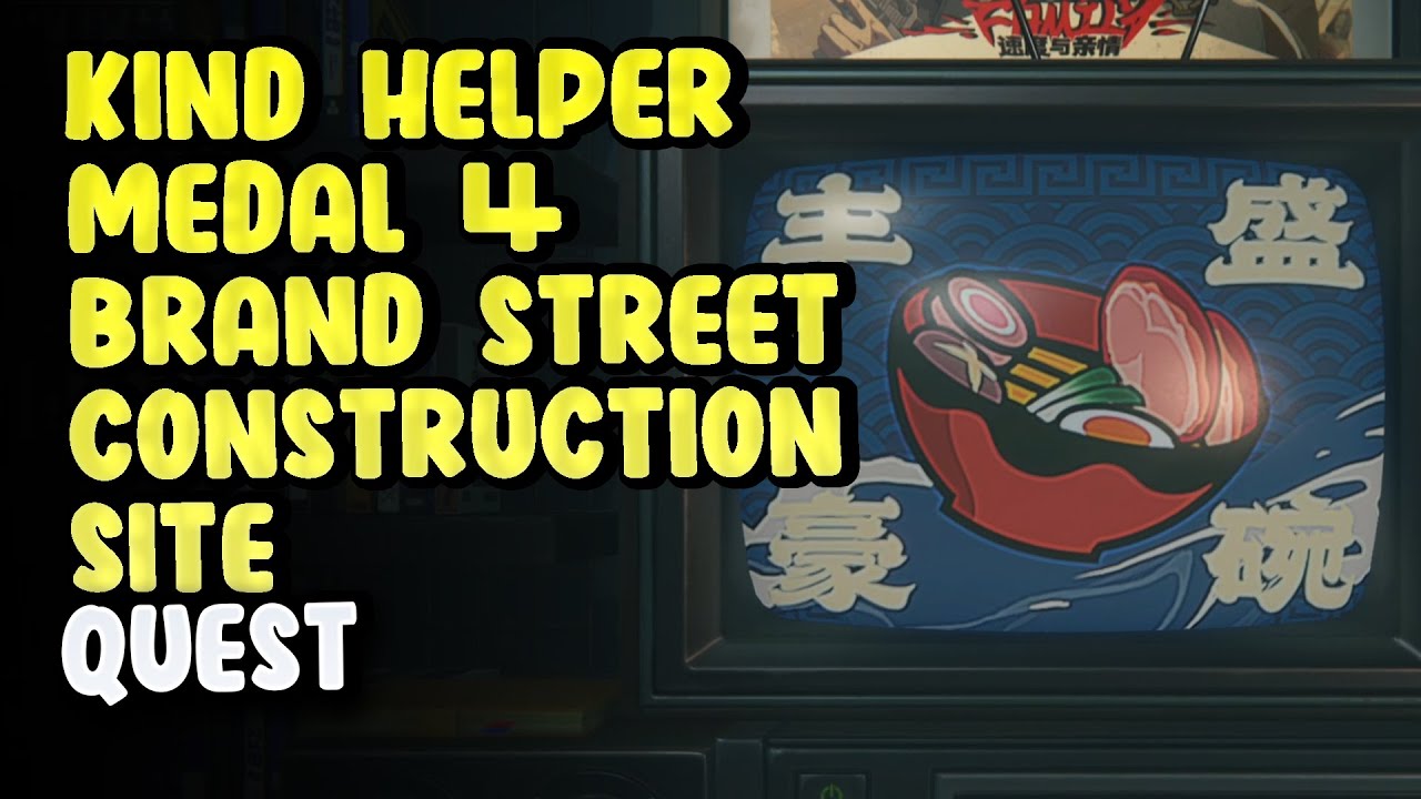 Kind Helper Medal 4 Brand Street Construction Site | Zenless Zone Zero ...