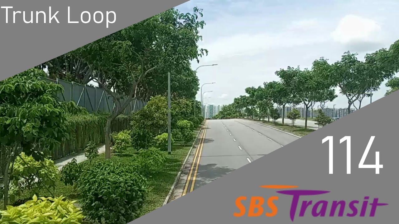 [ARCHIVED] Singapore SBS Transit Trunk Bus Service 114 Route Visual - YouTube