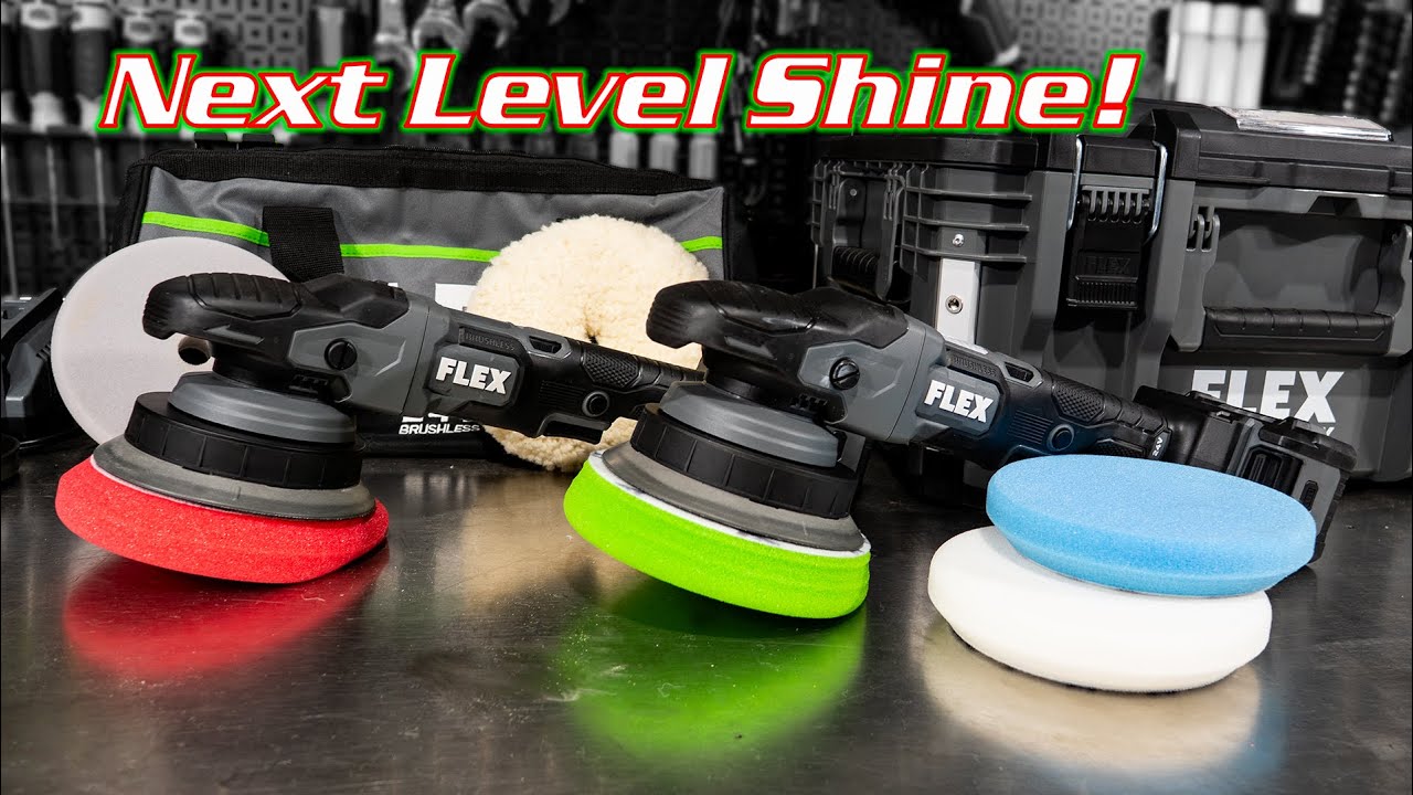 FLEX 24V Polishers and Pads – Next Level Shine! - YouTube