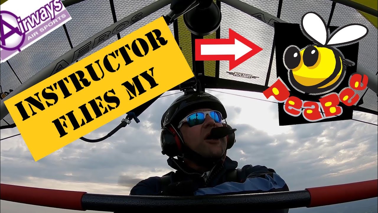 FIRST PeaBee flight with my INSTRUCTOR - SUB70/Ultralight/Nanolight ...