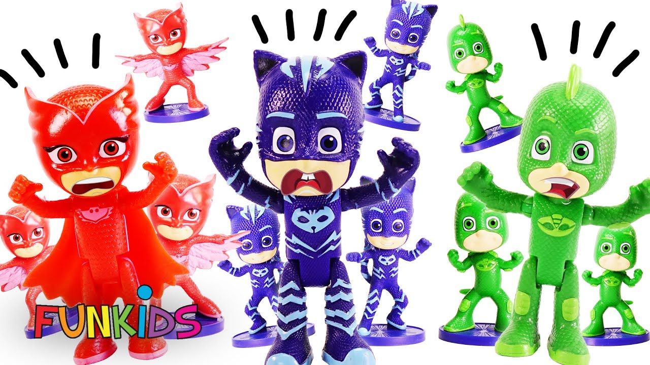 PJ Masks Meets the Duplicate Catboy Twins - YouTube