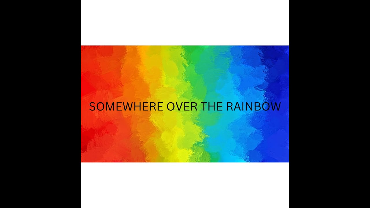 #46 Rainbow Swipe-Using Up Some Paints and Making a Beautiful Painting ...