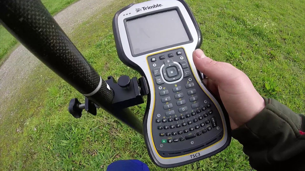 Tutorial trimble r10 replanteo de punto medido camino02 en gps marca ...