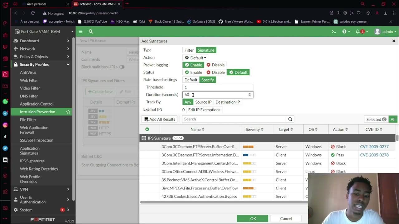 11. Intrusion Prevention System - IPS // FortiGate v7.0 - YouTube