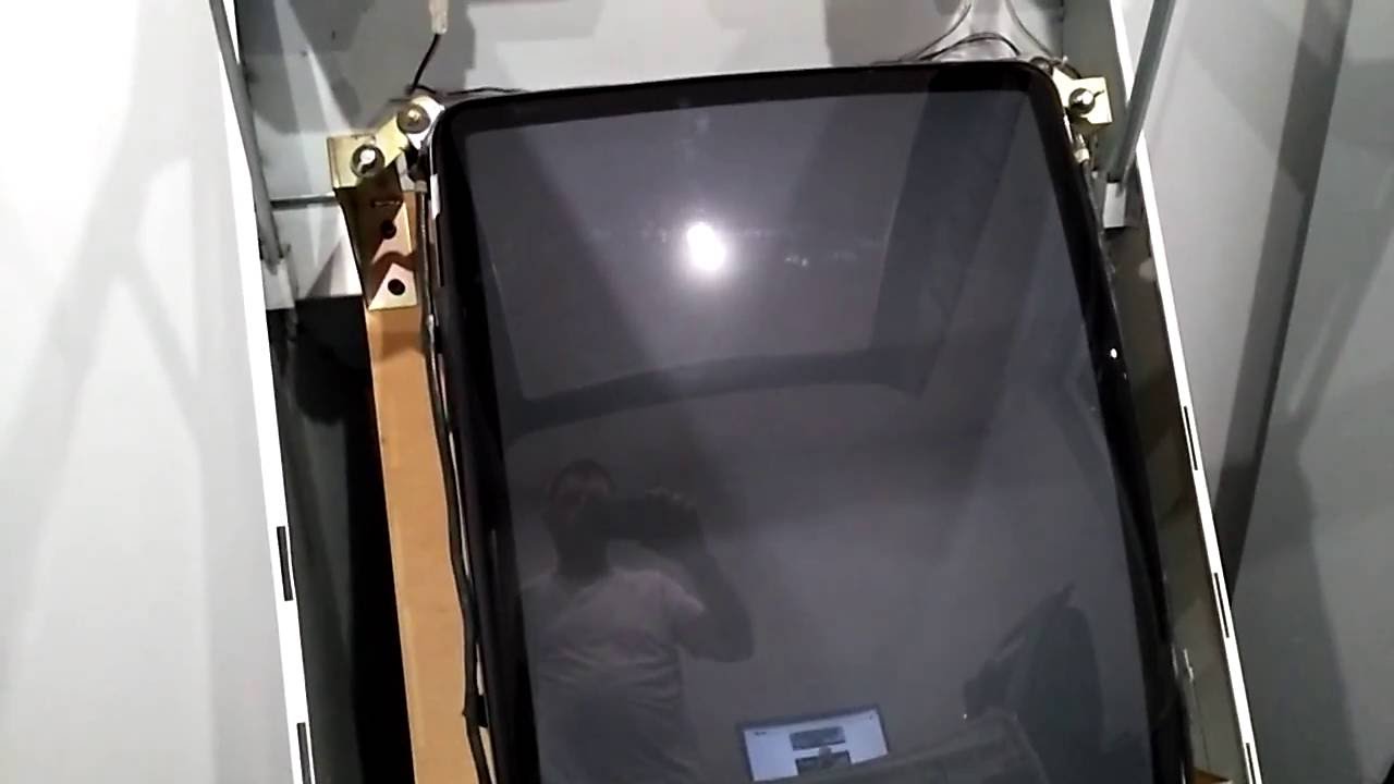 TAITO EGRET 2 ARCADE CABINET ROTATING SCREEN 3/5 HOW TO ROTATE SCREEN ...