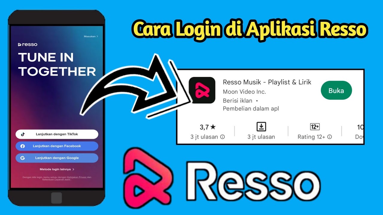 Terbaru Cara Login Aplikasi Resso 2023 - YouTube