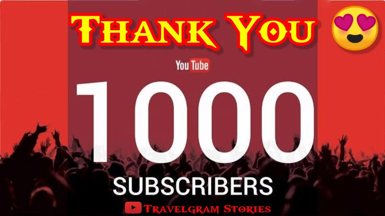 How to get 1000 subscribers in youtube || 1000 subscribers special ...