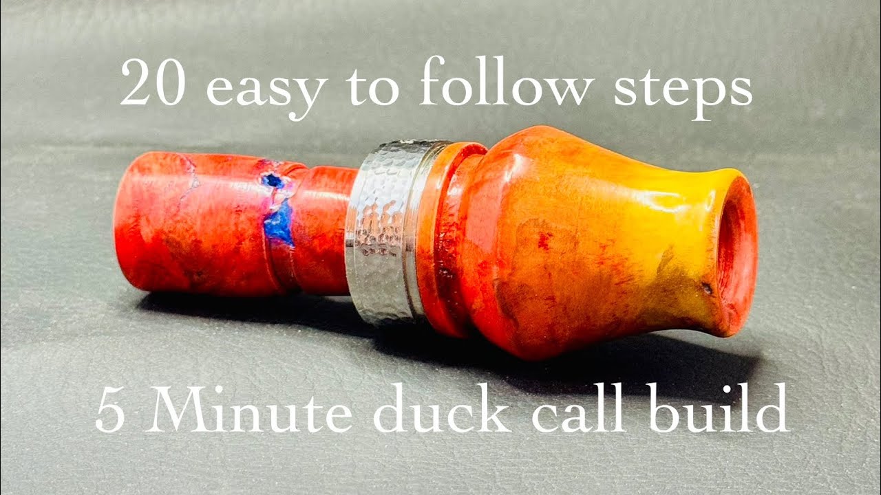 Learn to turn duck calls in 5 minutes with 20 easy to follow steps ...