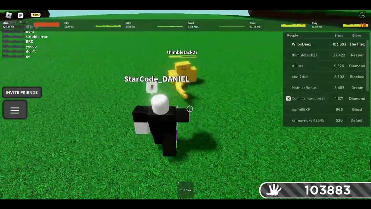 This guy survived the flex(slap battles) - YouTube