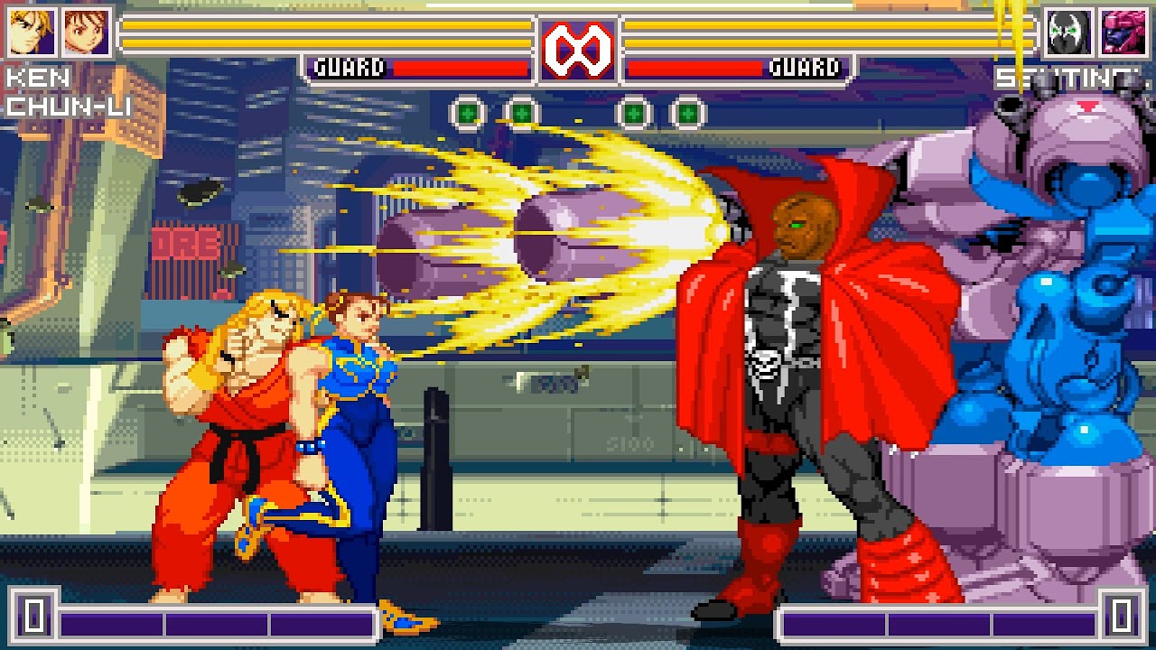 MUGEN - ER's Chars - Chun-Li & Ken vs. Spawn & Sentinel - Download ...