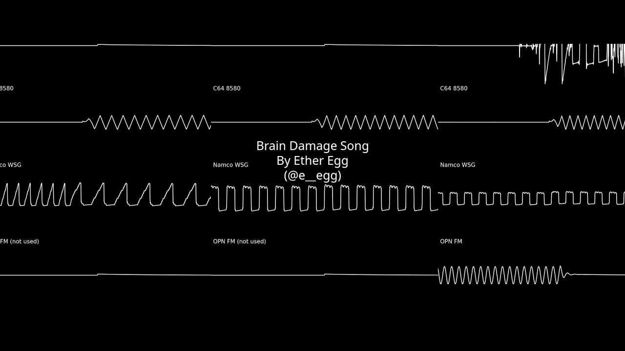 Brain Damage Song (C64 8580, MMC5, YM2203, Namco WSG) - YouTube