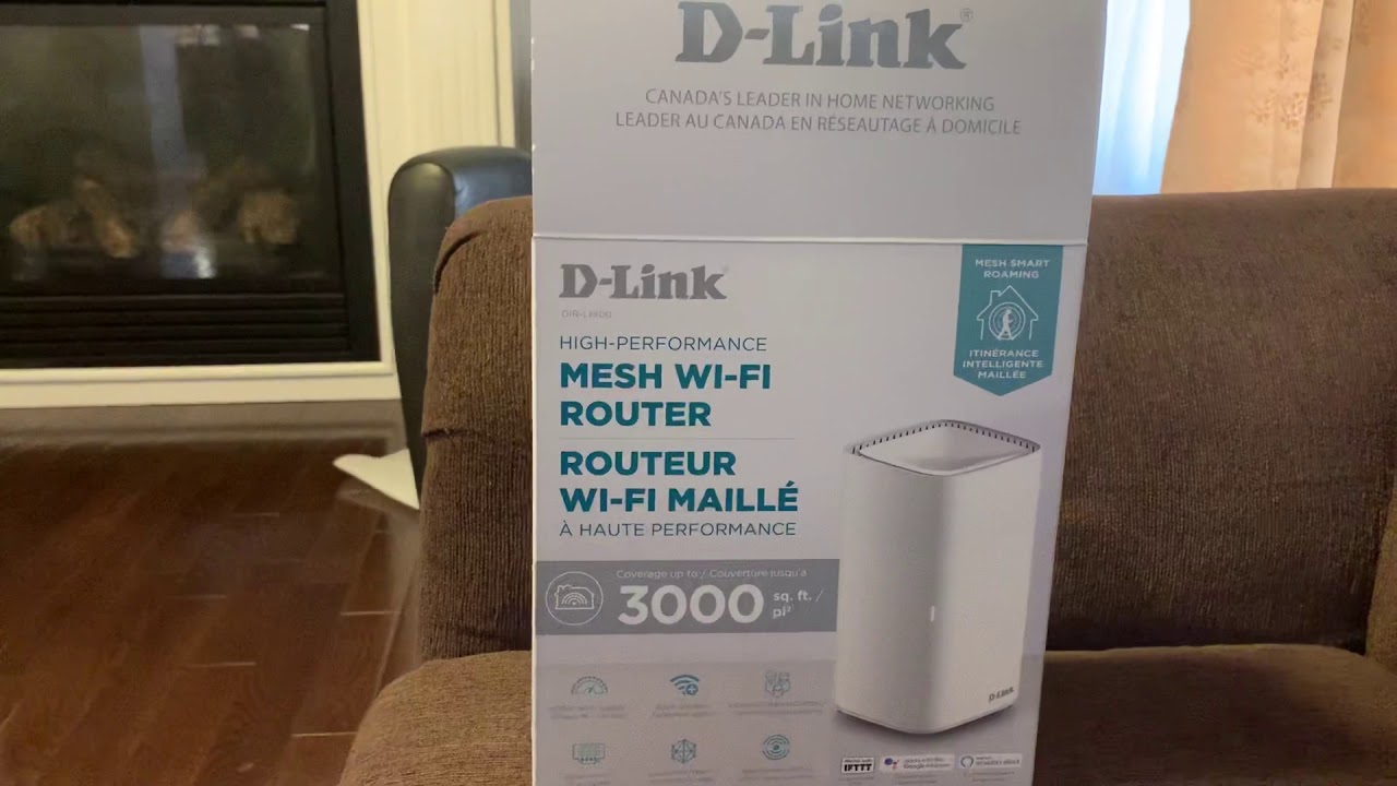 D-link mesh wifi router DIR-L1900 review - YouTube