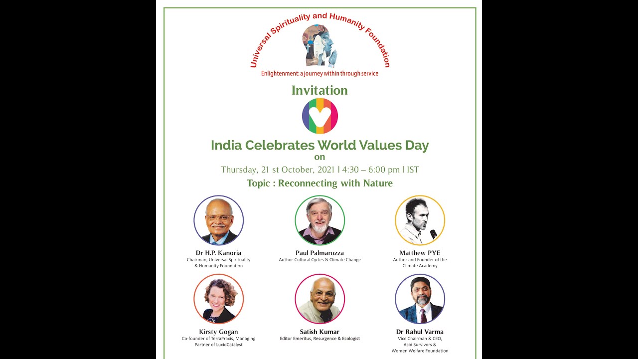 Celebrating World Values Day on 21st October, 2021 - YouTube