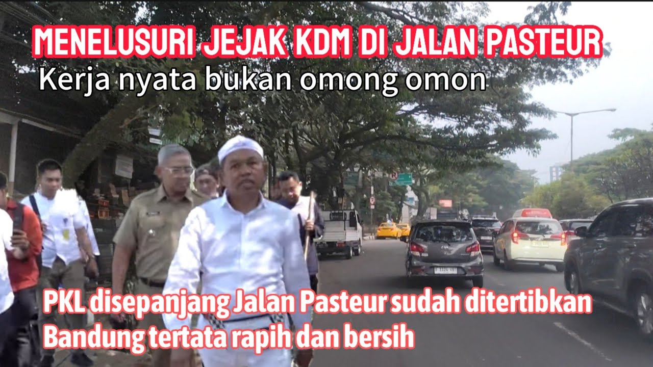 Trotoar sepanjang jalan pasteur rapih dan bersih berkat kerja nyata ...