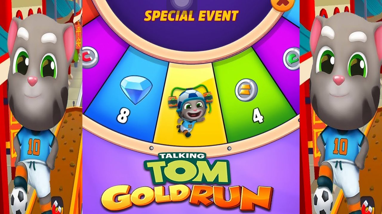 TALKING TOM GOLD RUN Android Gameplay Special Event EP#118 FOOTBALL TOM ...