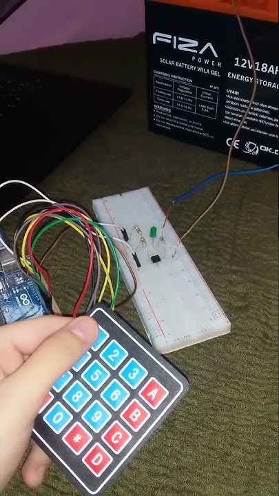 Control Led Using Keypad Using Arduino Uno💡 Youtube