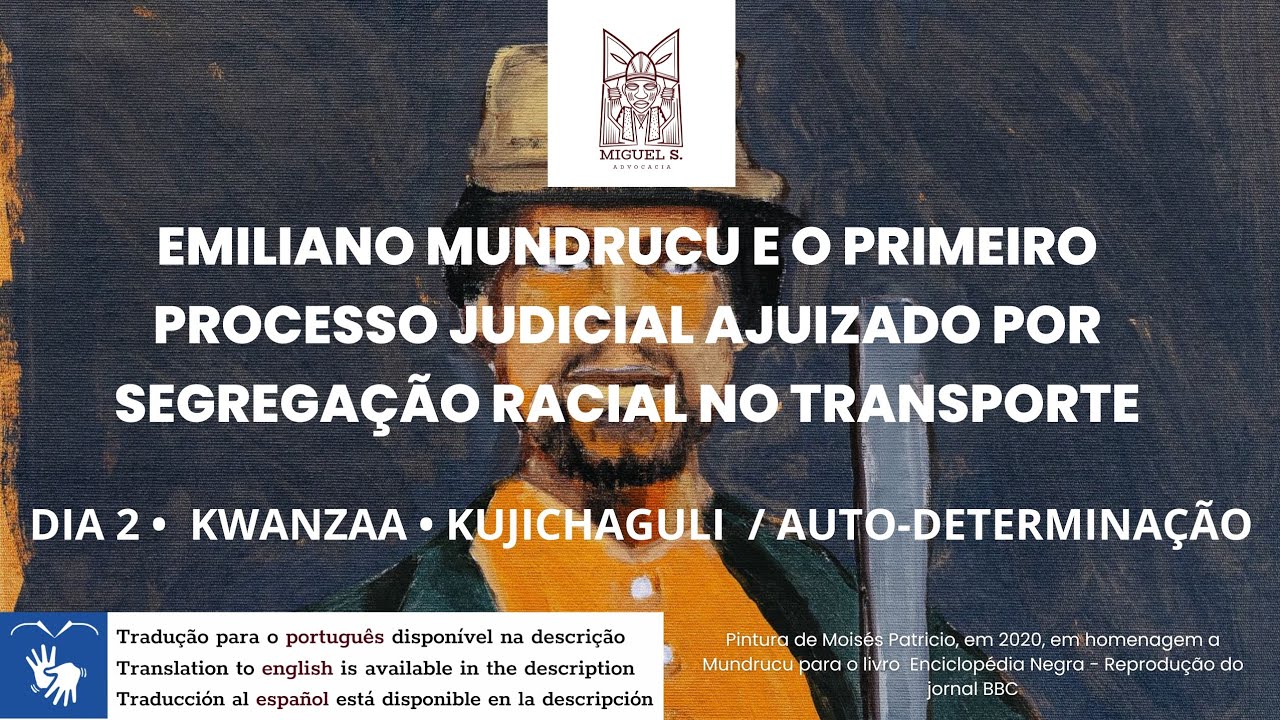 Emiliano Mundrucu e o 1º processo judicial ajuizado por segregação ...