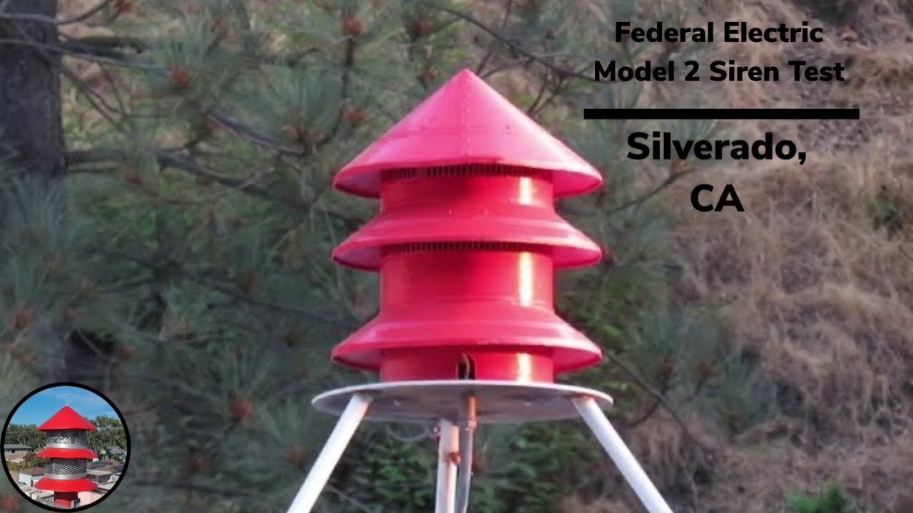 Sick Federal Electric Model 2-220 Siren Test, Short Attack, Silverado ...