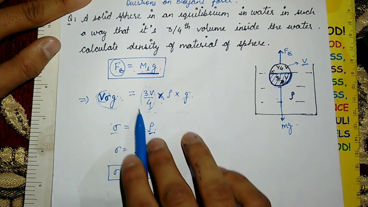 Questions On Buoyant Force With Solution YouTube questions-on-buoyant-force-with-solution-youtube