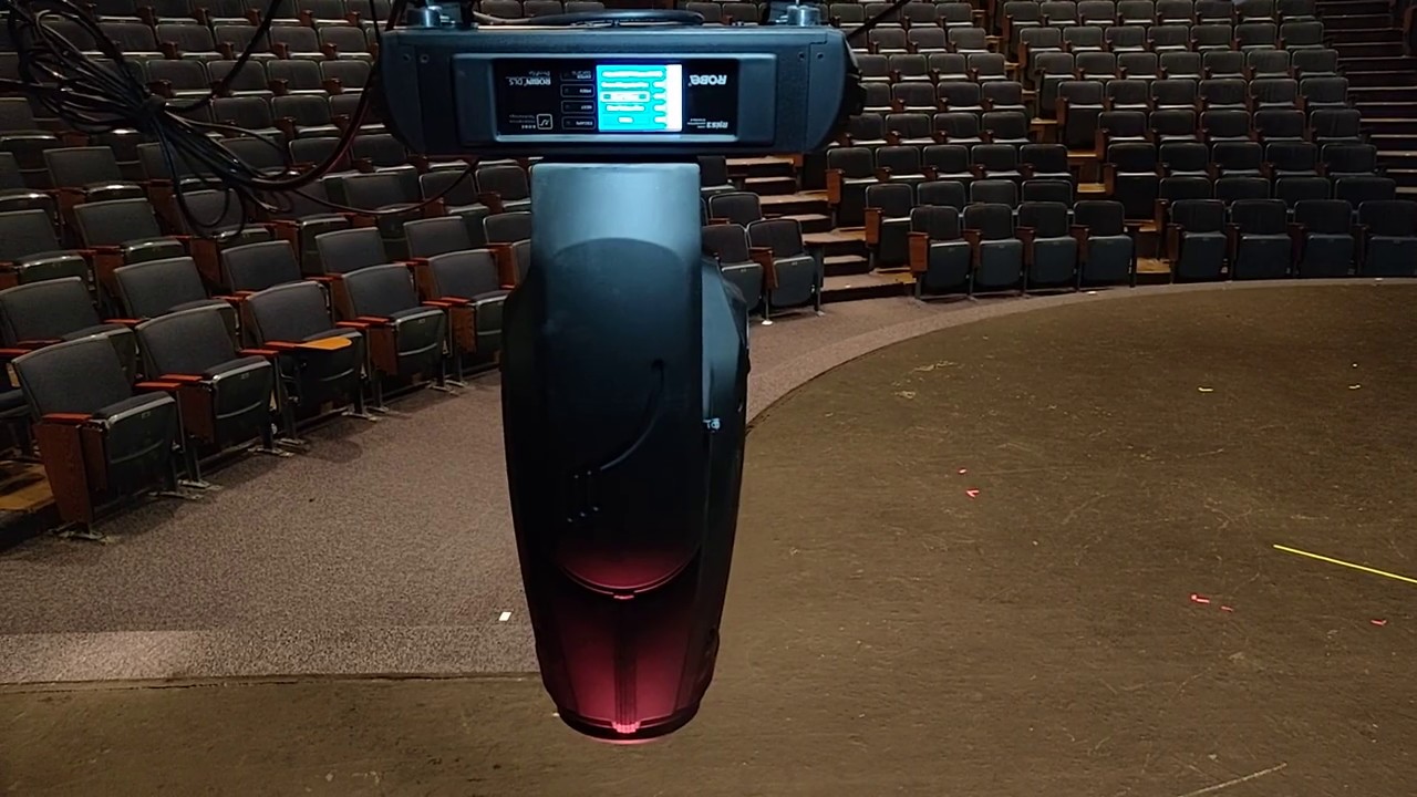 Maintenance on Robe Lighting DLS Profile Moving Lights - YouTube