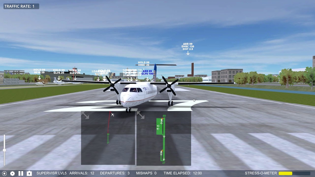 Airport Madness 3D V2 E78 Real ATC at London City - YouTube