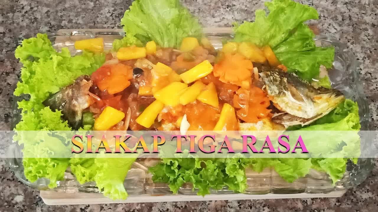 RESEPI IKAN SIAKAP MASAK TIGA RASA SIMPLE - YouTube
